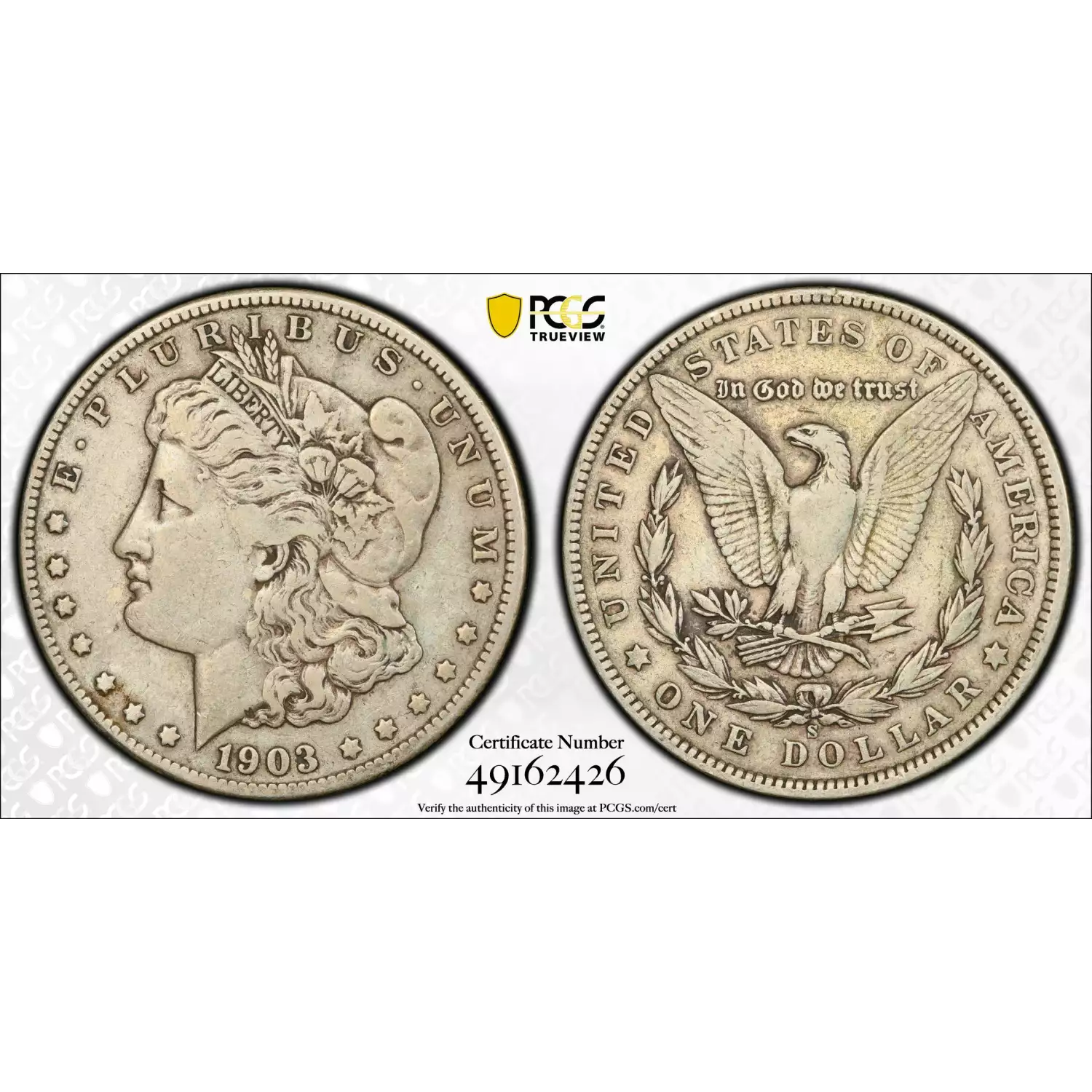 1903-S Morgan Silver Dollar PCGS VF-25 - Harbor Coin Company