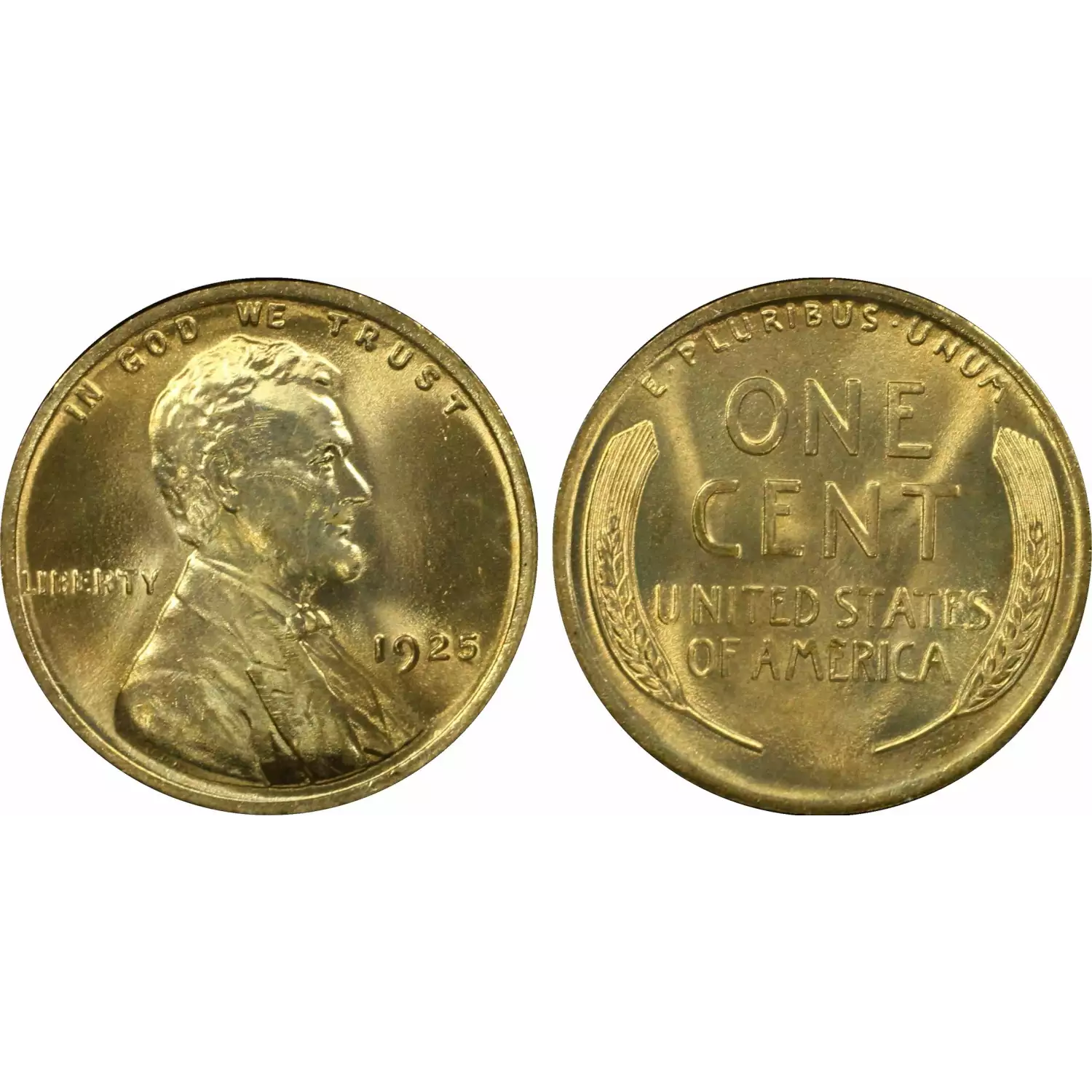 1925 Lincoln Wheat Cent PCGS MS-65+ RD - Harbor Coin Company
