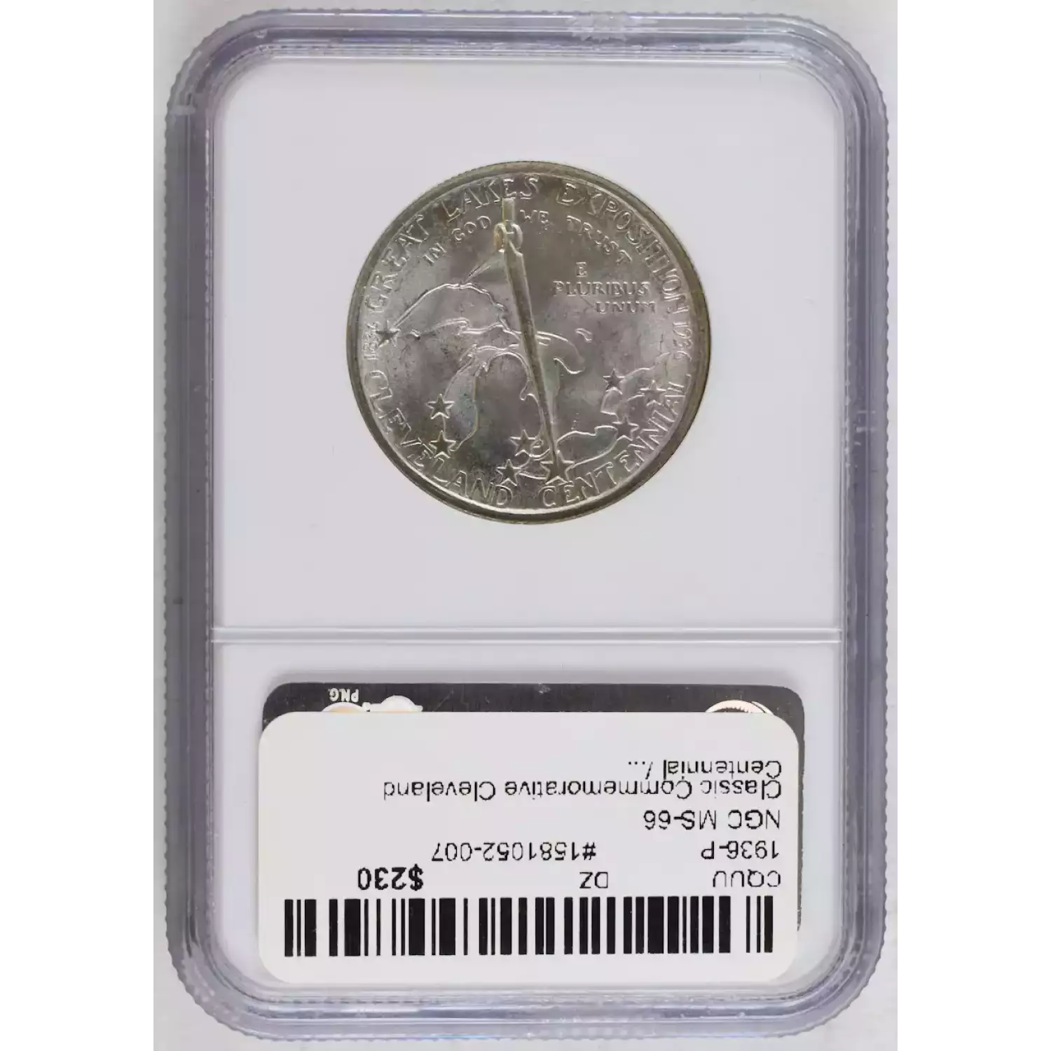 1936 Classic Commemorative Cleveland Centennial / Great Lakes ...